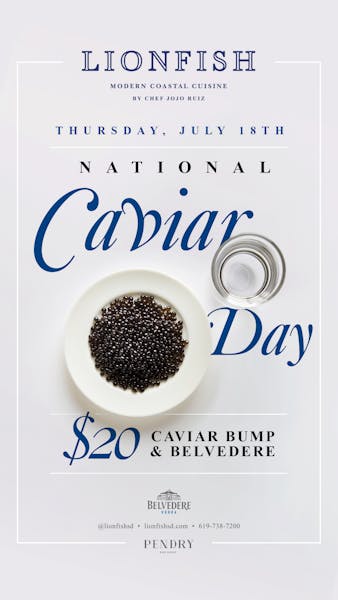 Celebrate National Caviar Day!