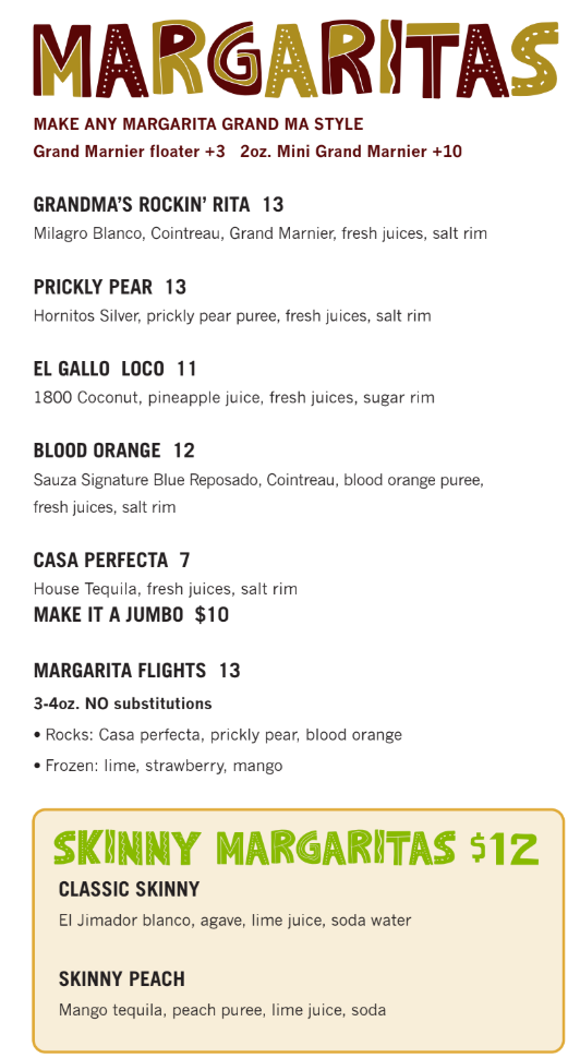 Menus | Taco Mundo