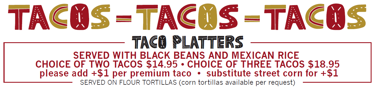 Menus | Taco Mundo