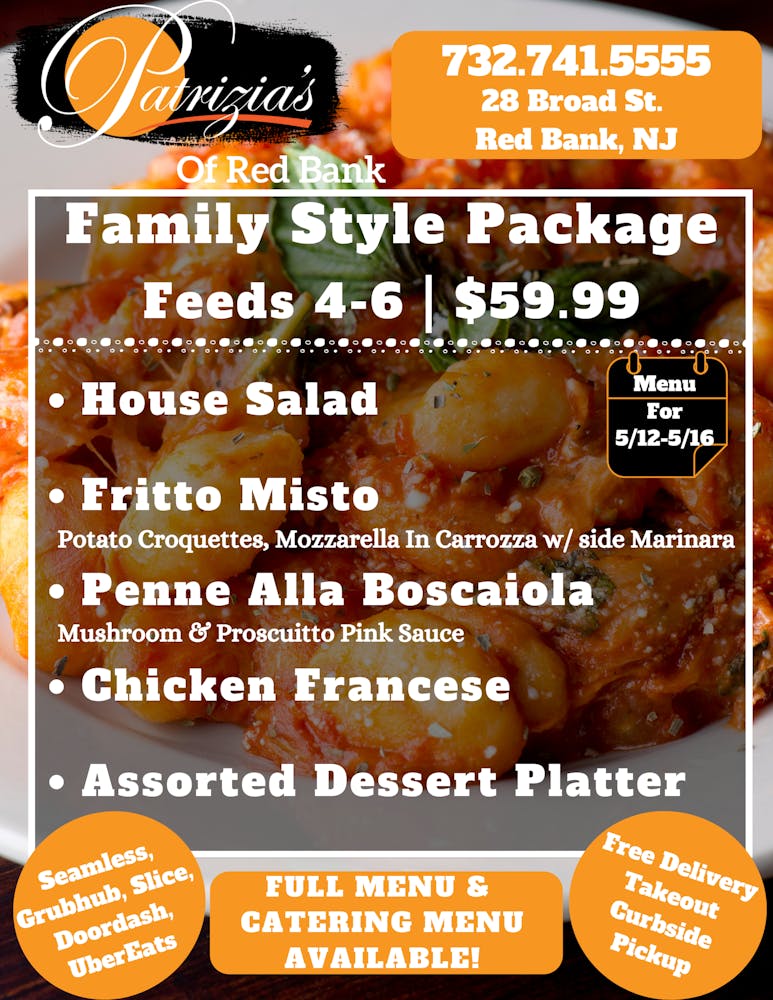 Red Bank | Hours + Location | Patrizia's