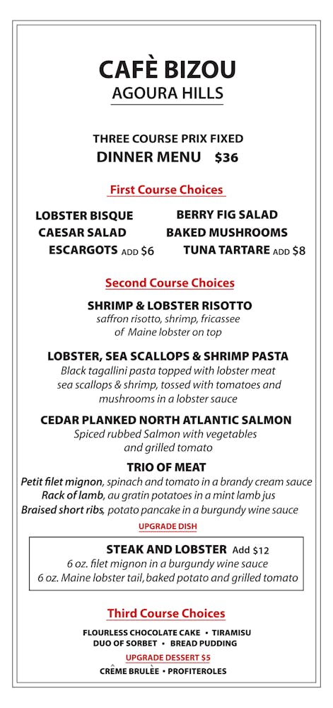 Agoura Hills | Café Bizou