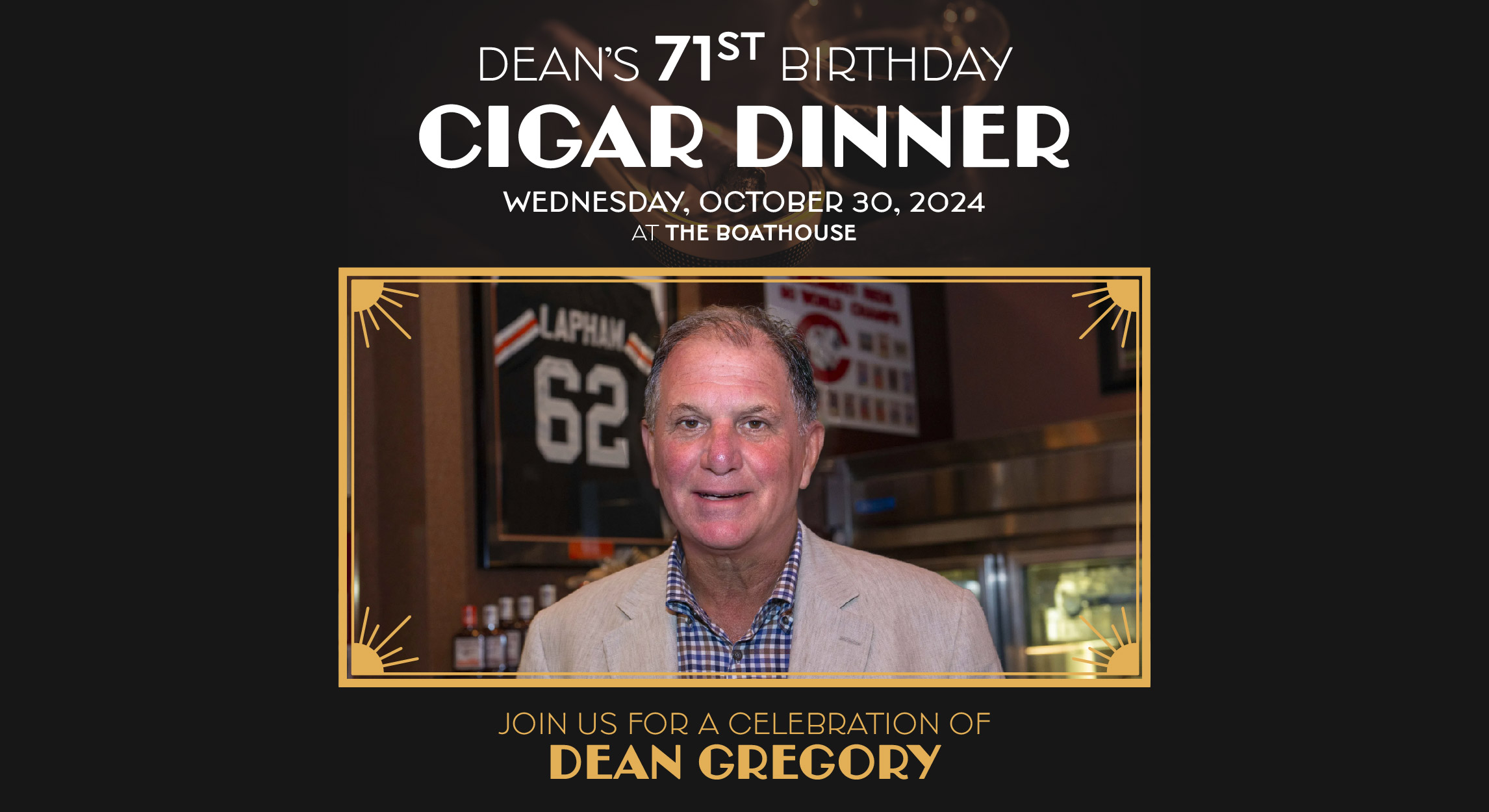 Dean's 71st Birthday Cigar Dinner | Montgomery Inn