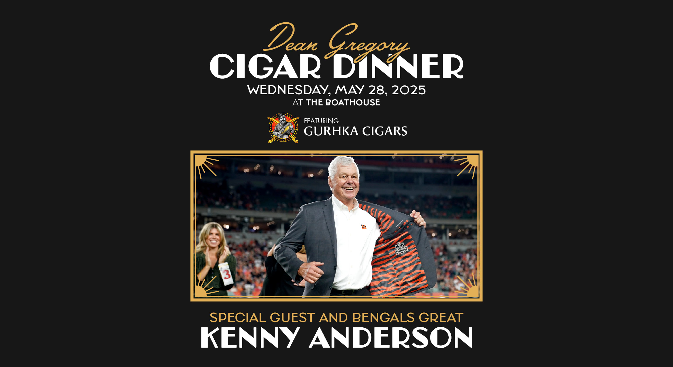 Boathouse Cigar Dinner with Kenny Anderson | Montgomery Inn