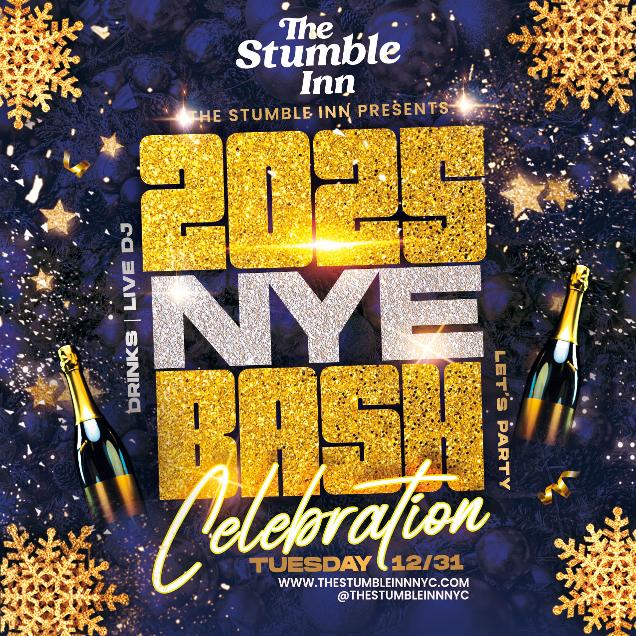 NYE 2025 at The Stumble Inn | The Stumble Inn | Classic N.Y. Sports bar ...