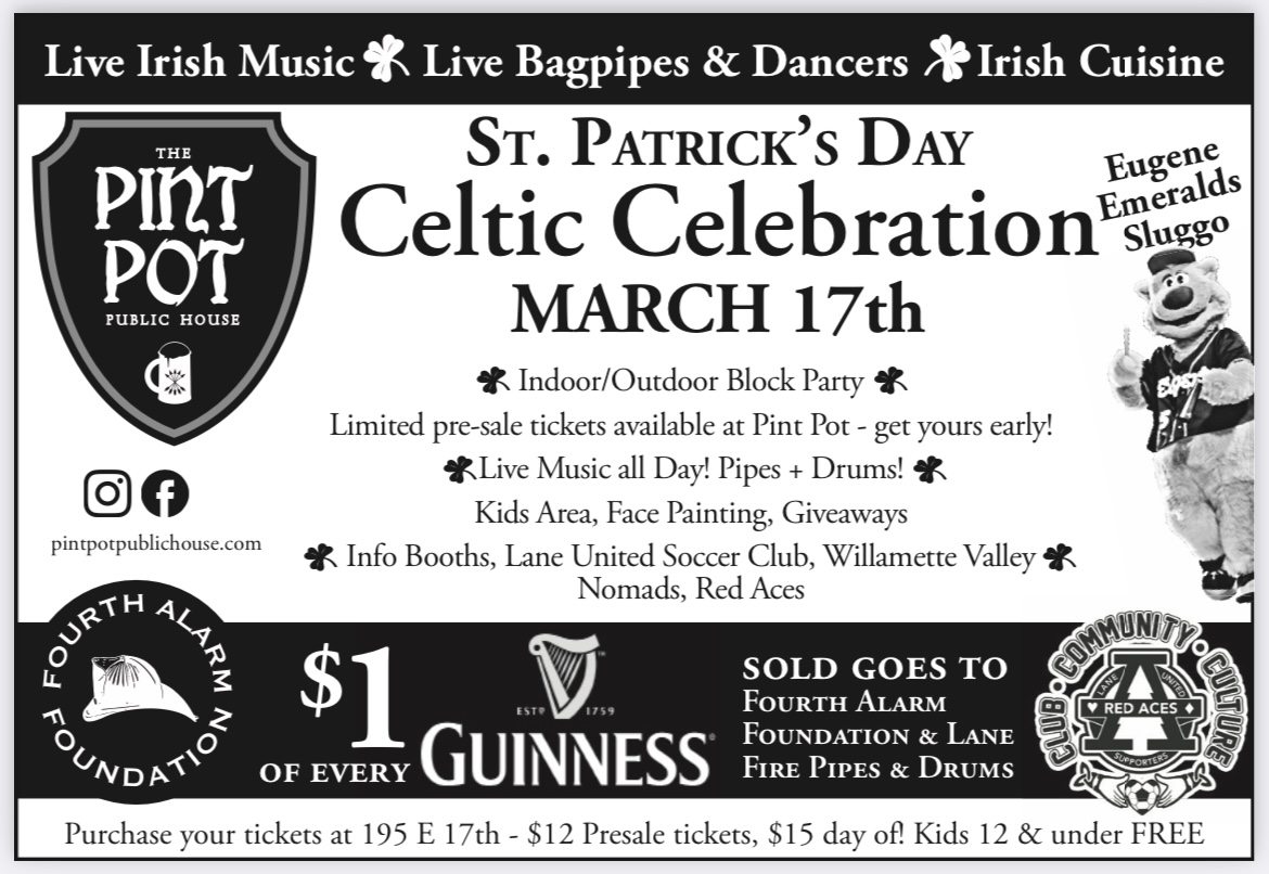 St. Patrick’s Day | The Pint Pot | Irish Pub in Eugene, OR