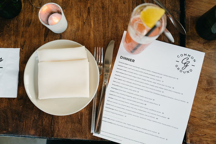 Menus | Common Ground in TN