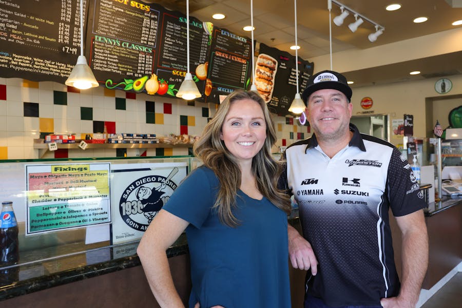 Grant Langston & Whitney Dungey | Benny's Place | Sandwich Shop in ...