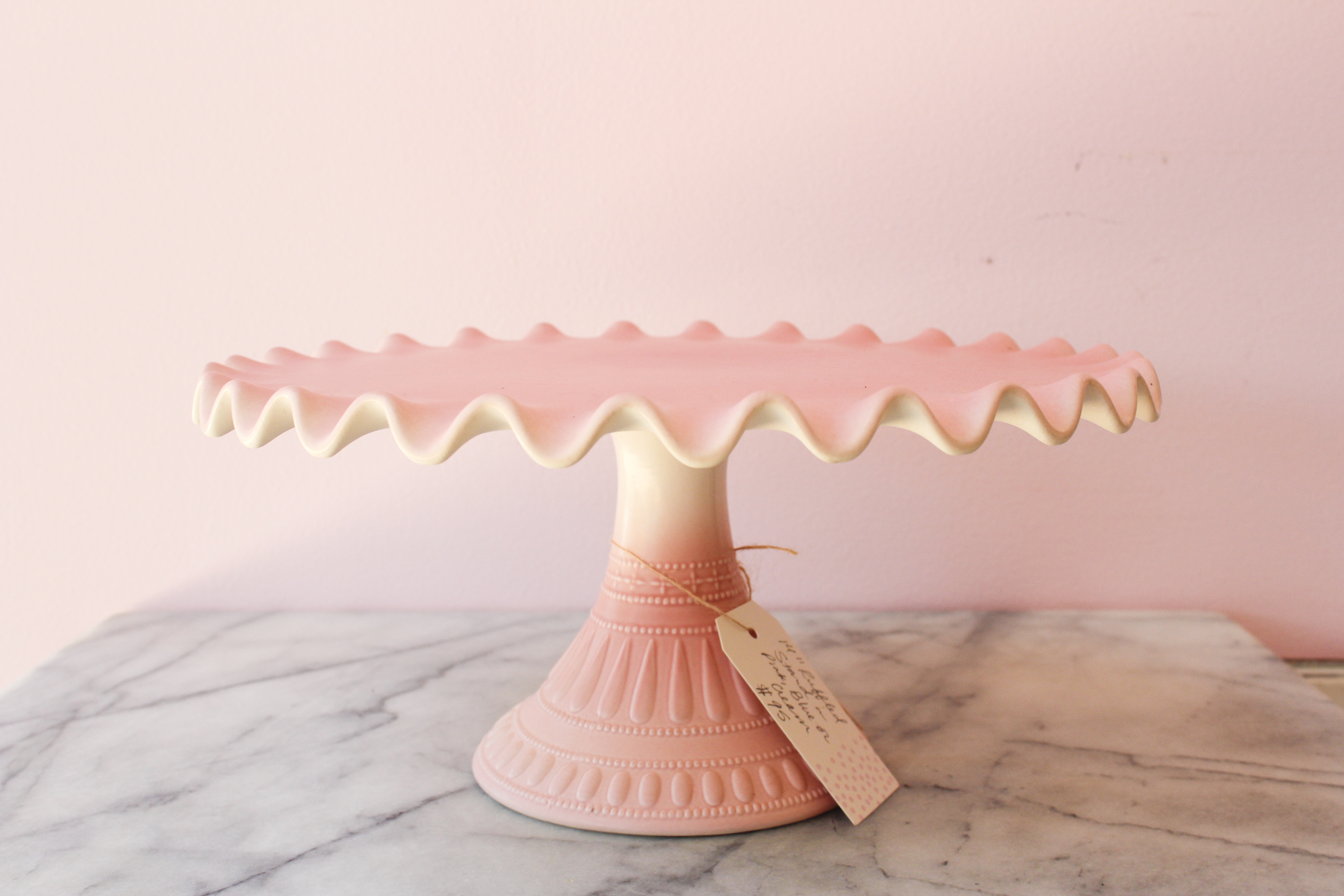 Pink Ruffle Cake Stand | Michelle's Patisserie -Bakery and Desserts ...