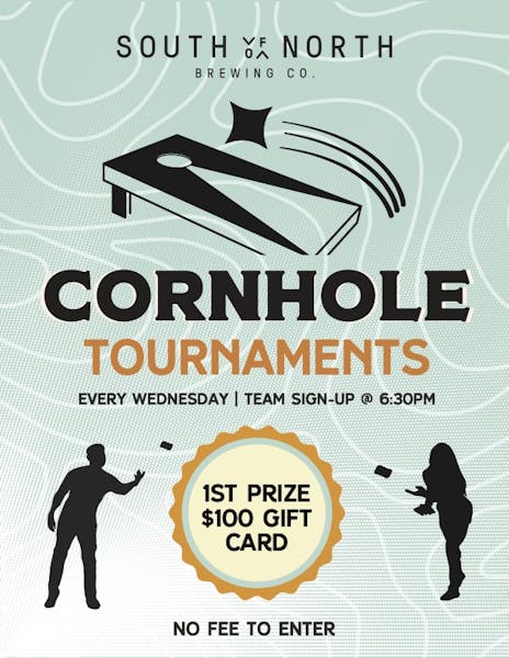 Wednesday Cornhole Tournaments | South of North Brewing Co | Brewery ...
