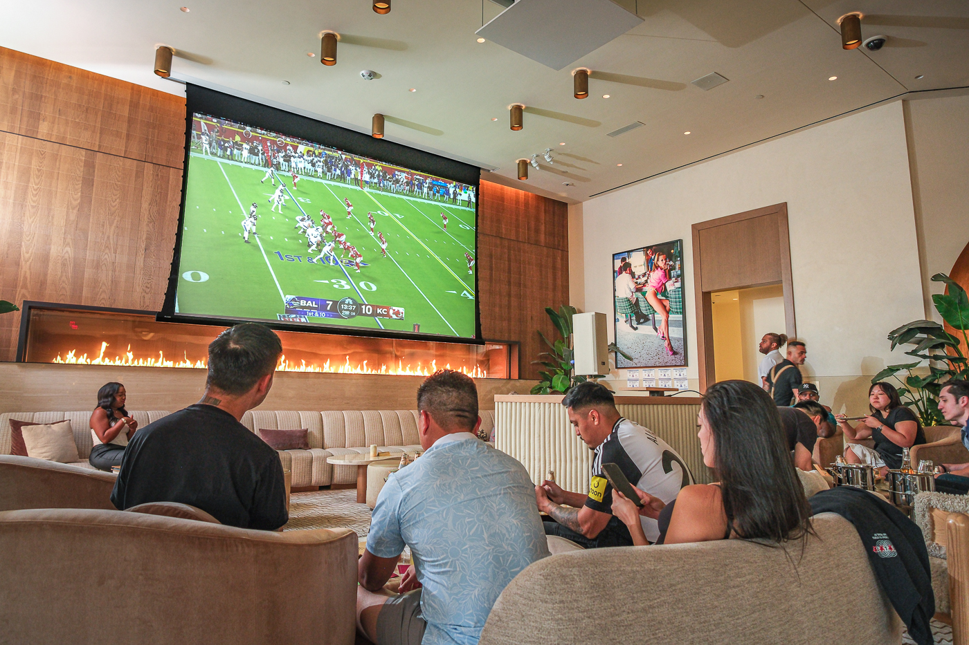 Catch the NFC/AFC Conference Championship inside Bel-Aire Lounge