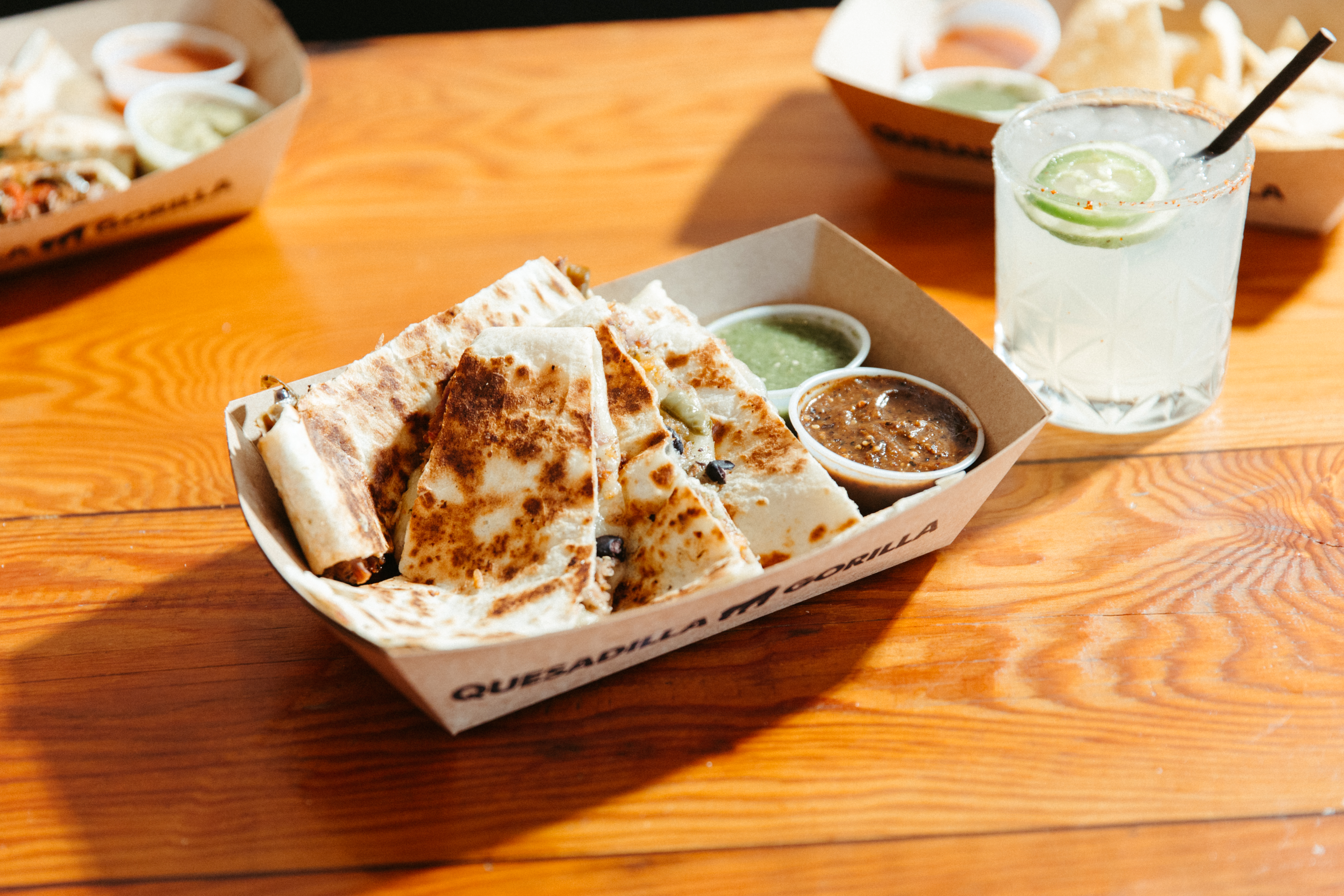 Menus | Quesadilla Gorilla Mexican Restaurant in CA