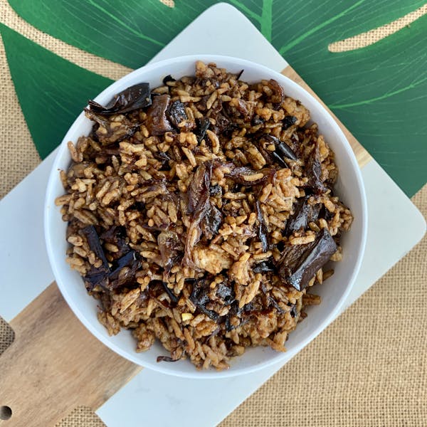 Heavenly Rice with Eggplant | So Heavenly | Kosher Takeout Shop ...