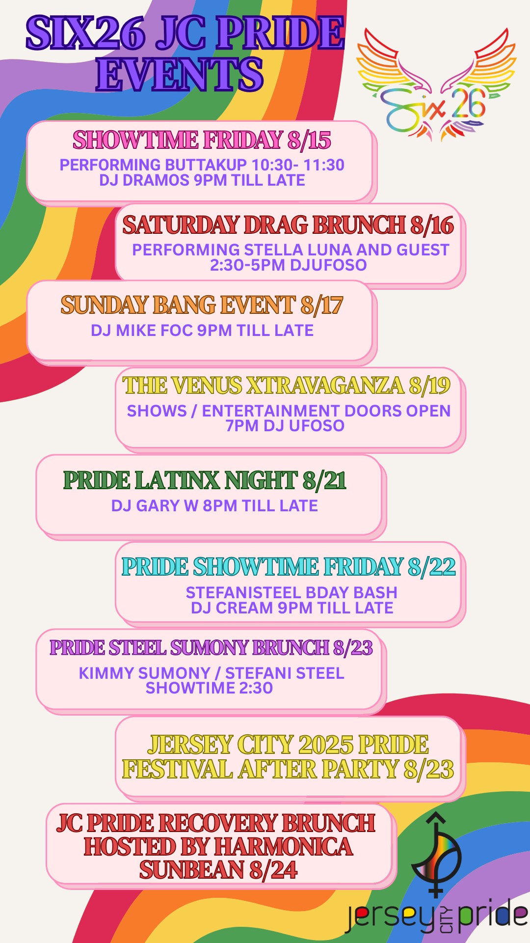Upcoming Parties | Six26 | Premier LGBTQ Lounge & Rooftop in Jersey City, NJ