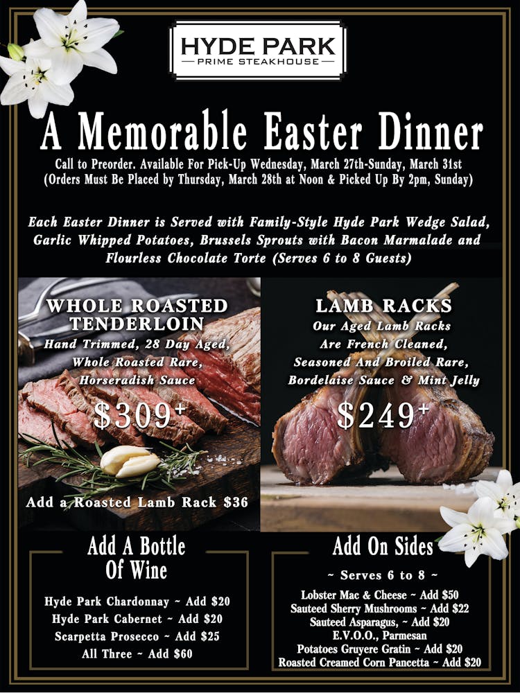 Events | Hyde Park Restaurants in the US