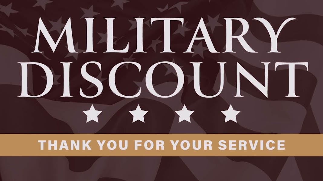 Military Discount | Stanley & Seafort's