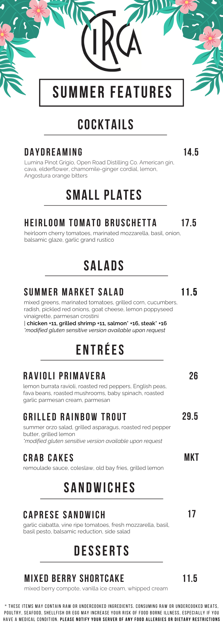 CIRCA at The Boro - Location and Hours