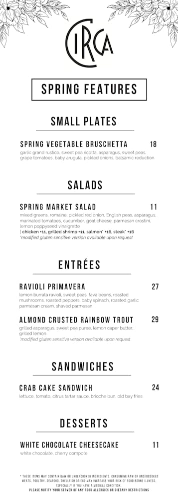 CIRCA at Clarendon - Location and Hours