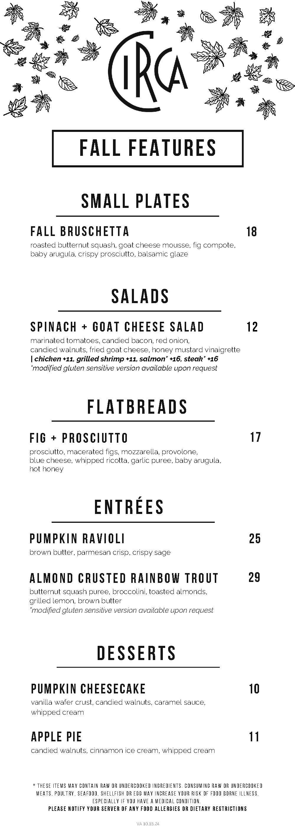 CIRCA at The Boro - Location and Hours