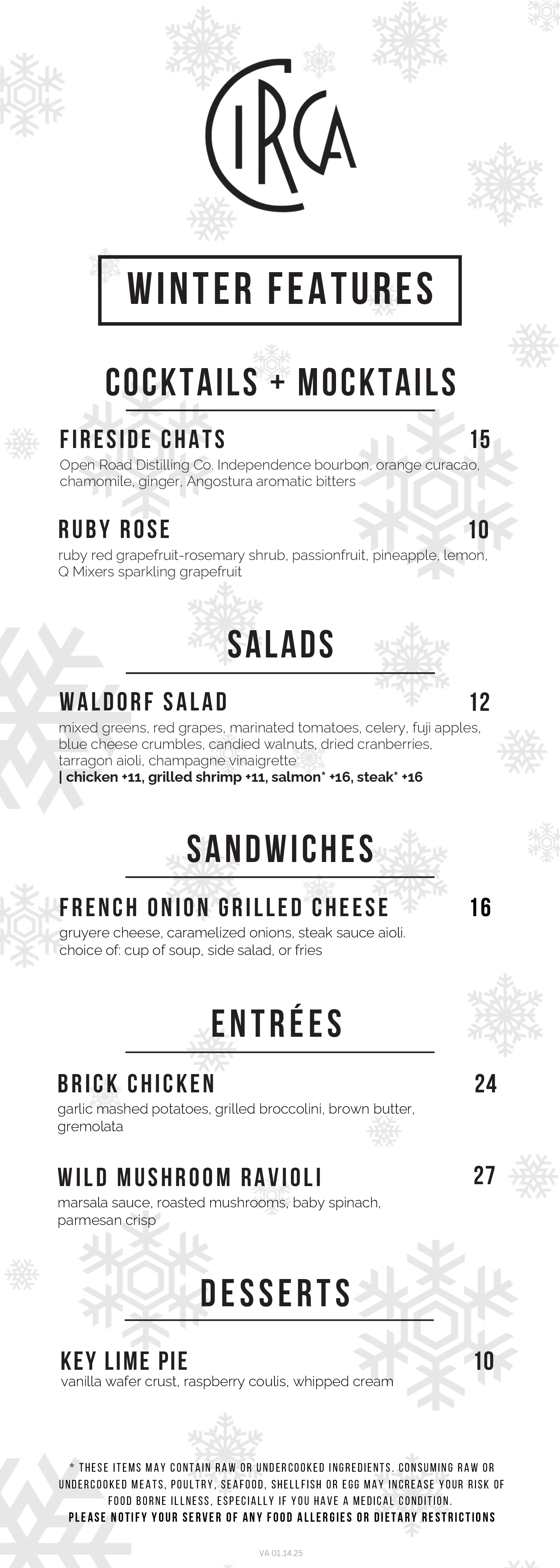 CIRCA at The Boro - Location and Hours