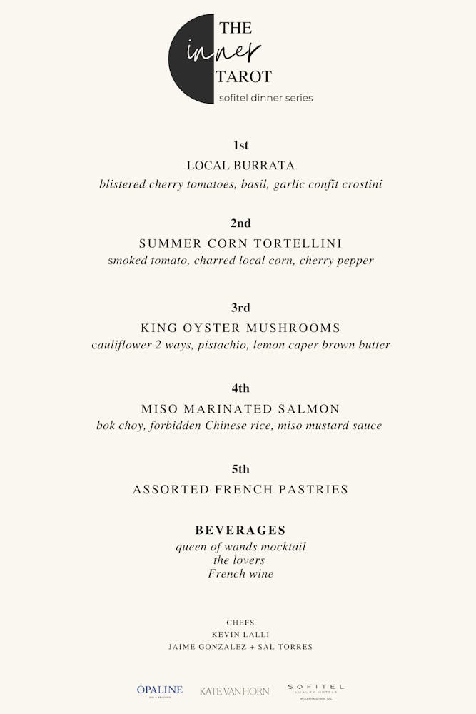 Sofitel Dinner Series with Kate Van Horn | Opaline | French Riviera ...
