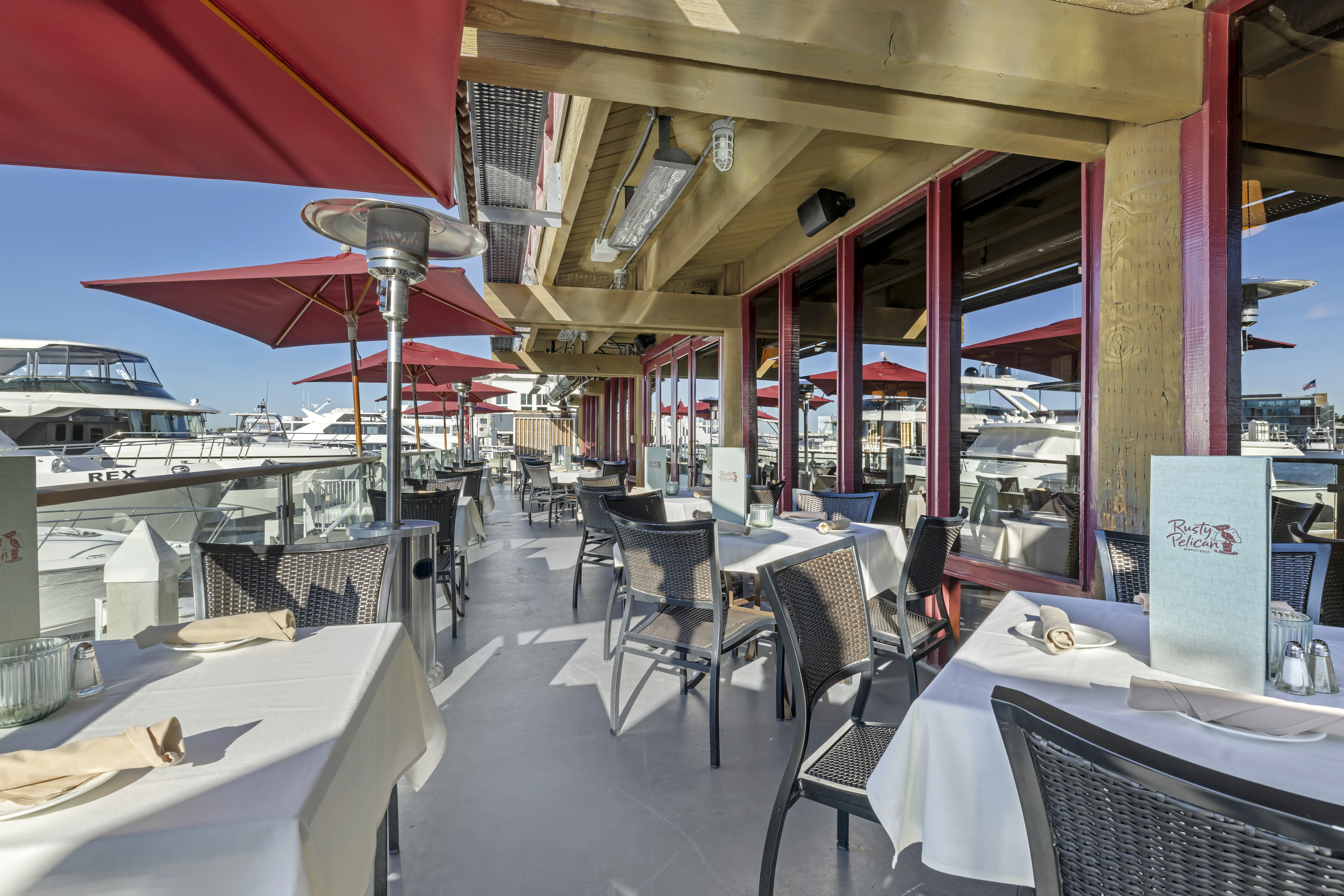 Patio | Rusty Pelican | Seafood Restaurant in Newport Beach, CA