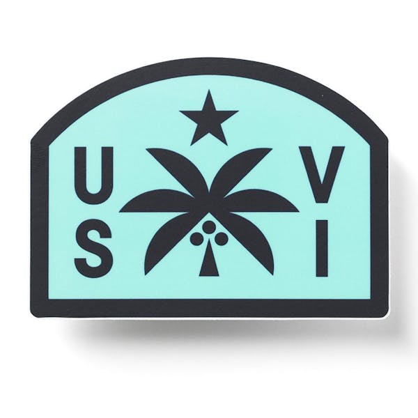 USVI Sticker | The Longboard St. John | Seafood restaurant in Cruz Bay ...
