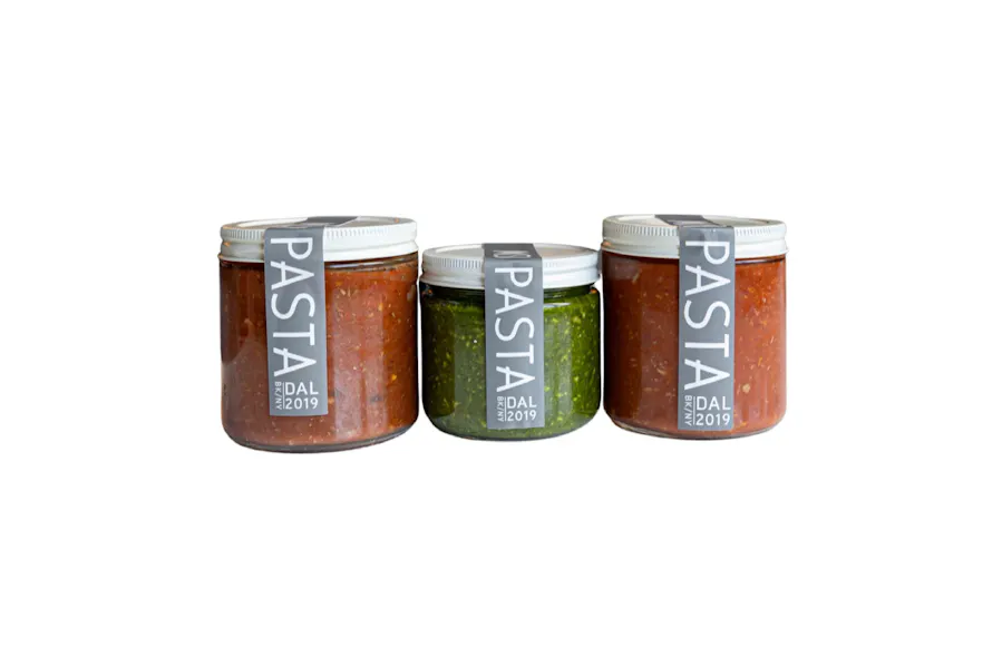 Trio of PASTA Sauces: 30 Clove, Pesto, Puttanesca | Misipasta ...