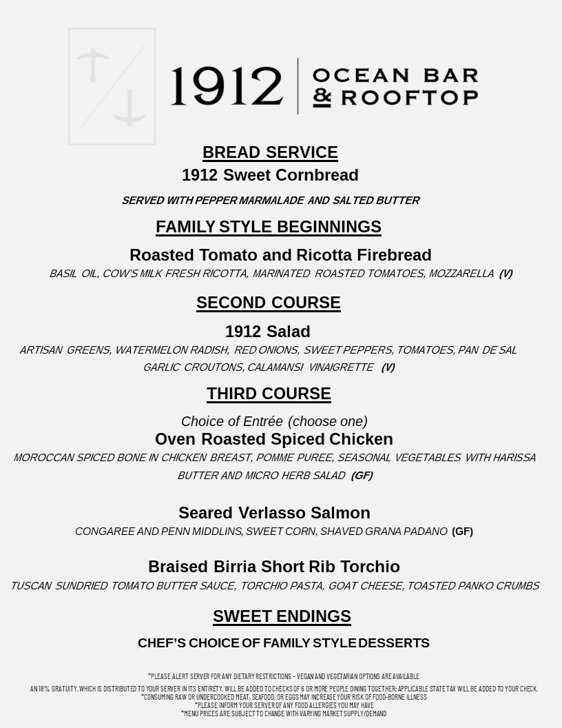 Private Events | 1912 Ocean Bar & Rooftop in Ponte Vedra Beach, FL