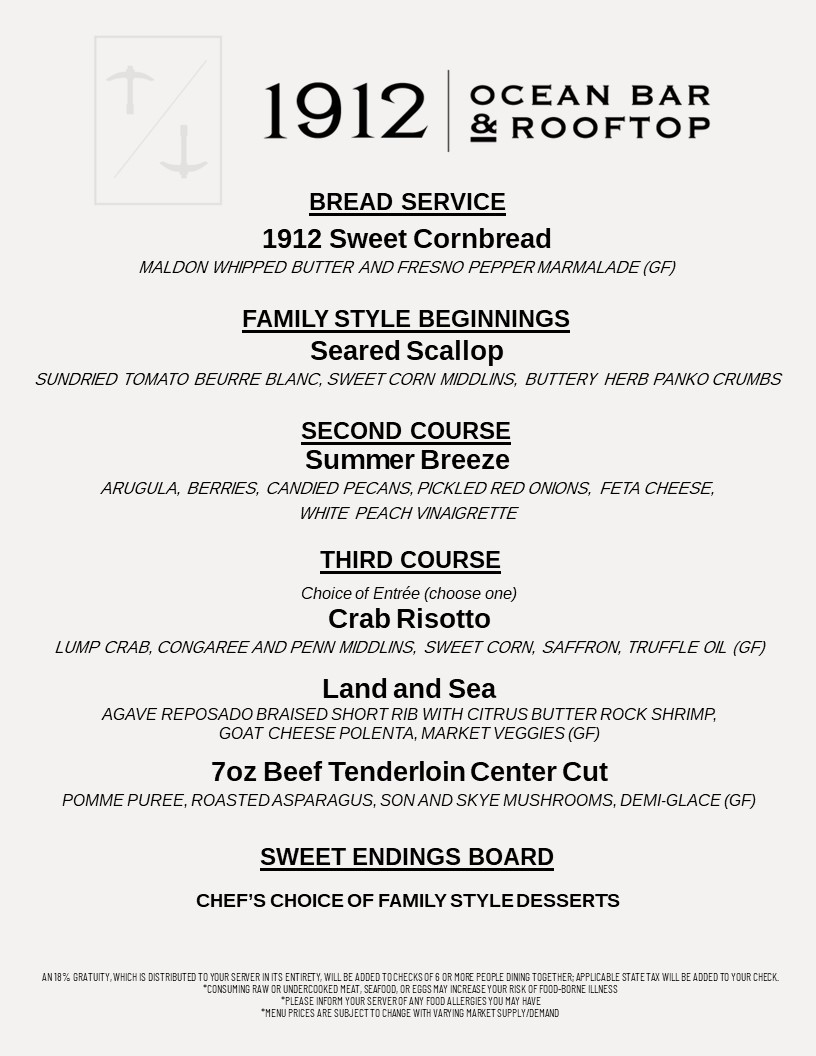 Private Events | 1912 Ocean Bar & Rooftop in Ponte Vedra Beach, FL