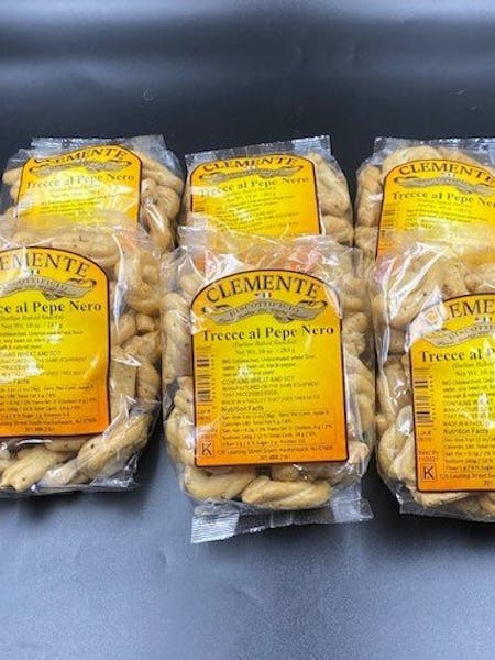 Clemente Trecce Al Pepe Nero (Black Pepper Braids) 6-Pack | Clemente ...