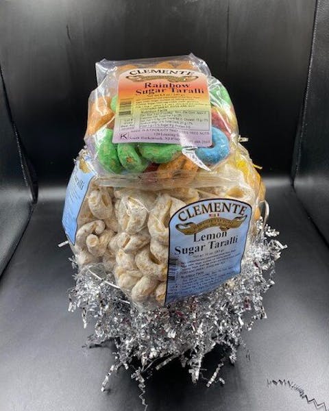 Gift Stainless Steel Wire Sweet Taralli Sampler Basket | Clemente ...