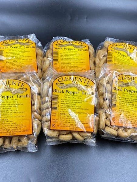 Clemente Black Pepper Taralli 6-Pack | Clemente Bakery | Bakery in ...