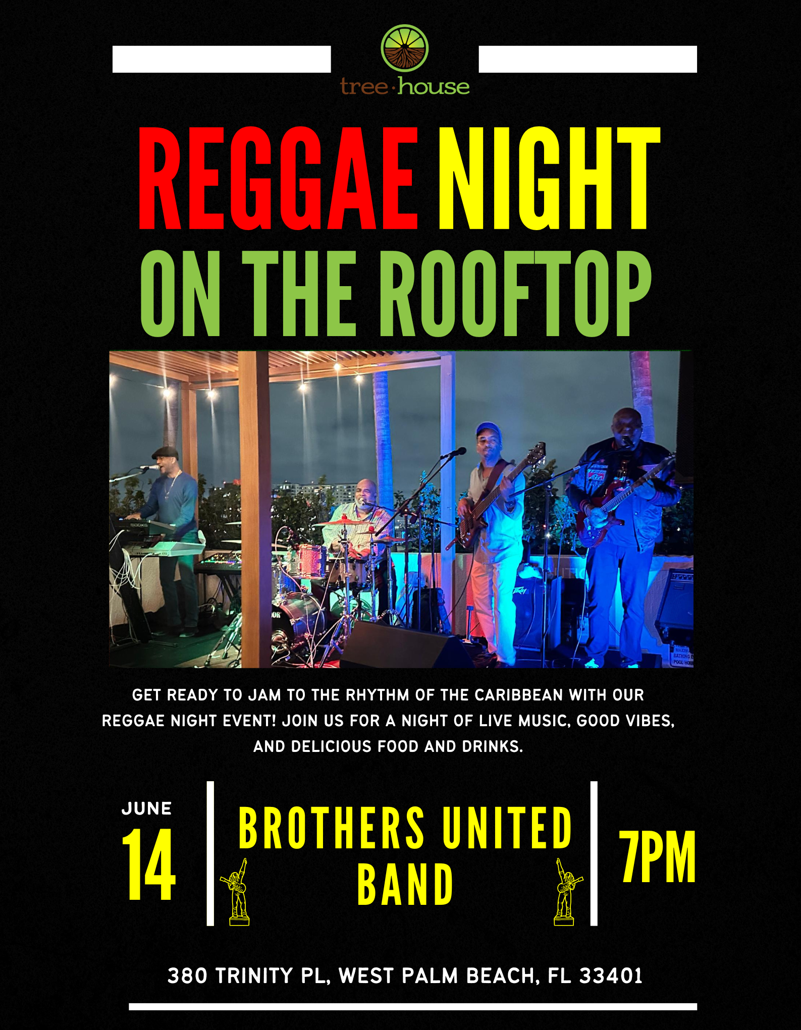 REGGAE ON THE ROOFTOP JUNE | Treehouse | A magical oasis perched atop ...