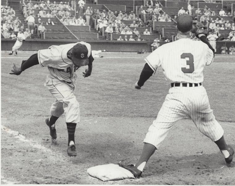 Bob Boyd, Chuck Stevens-Seattle Rainiers vs Hollwood Stars, Gilmore ...