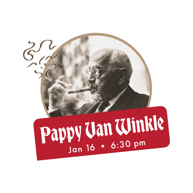 Pappy Van Winkle Bourbon Dinner (01-16-2026) | Caffe Gelato | Northern ...