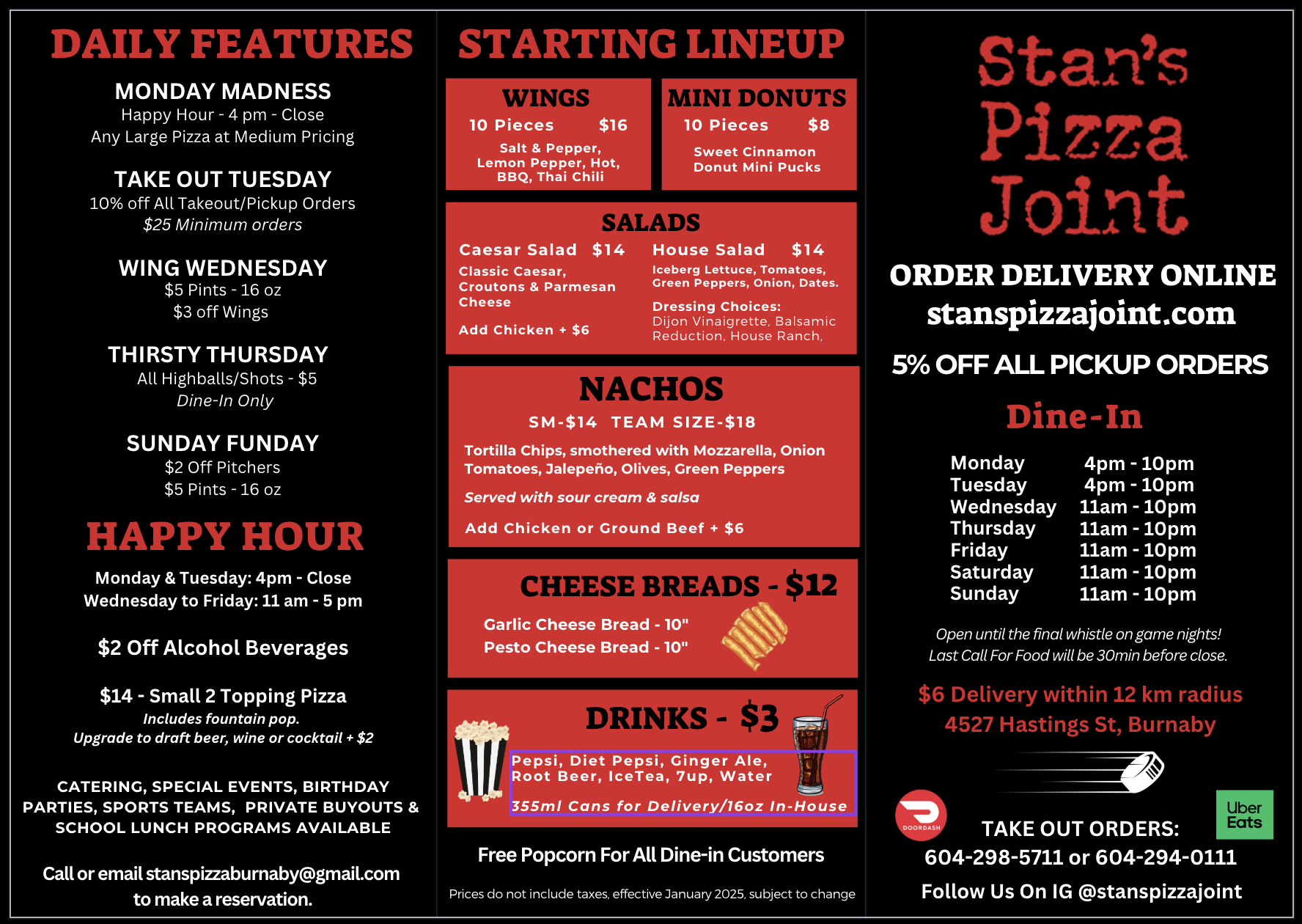 Stans Pizza Joint