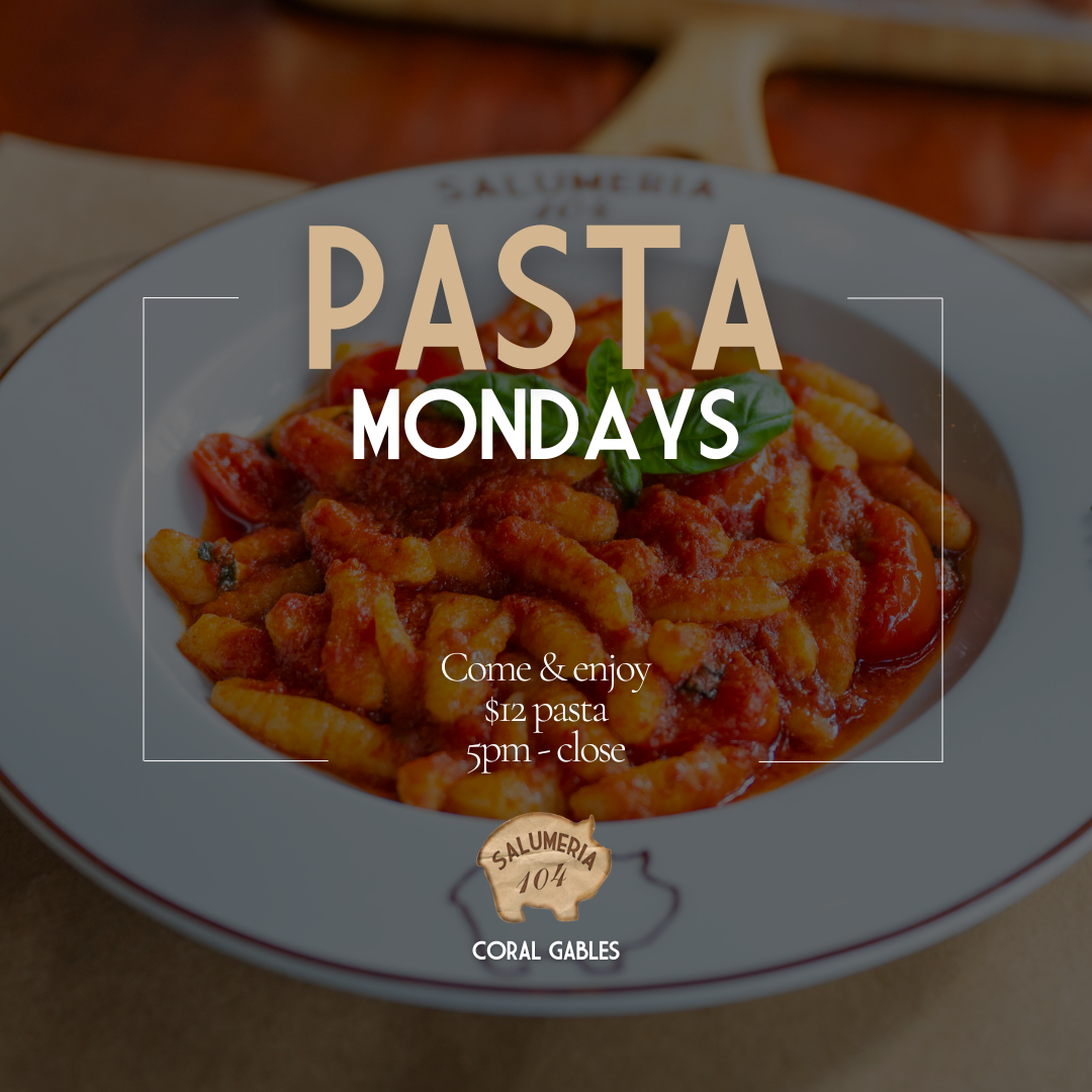 Pasta Mondays | Salumeria 104 | Italian Restaurant with locations in ...