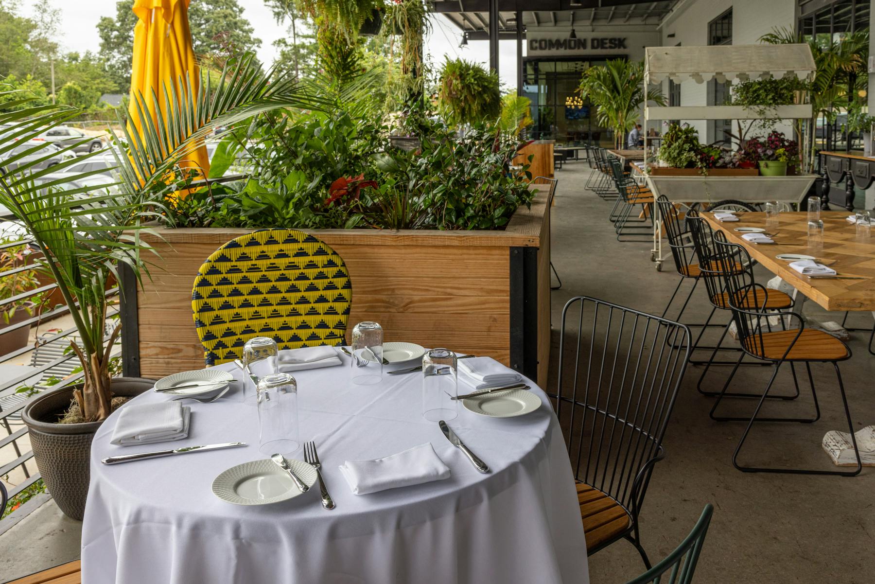 Champagne Terrace | East End Bistrot | French Restaurant in Raleigh, NC