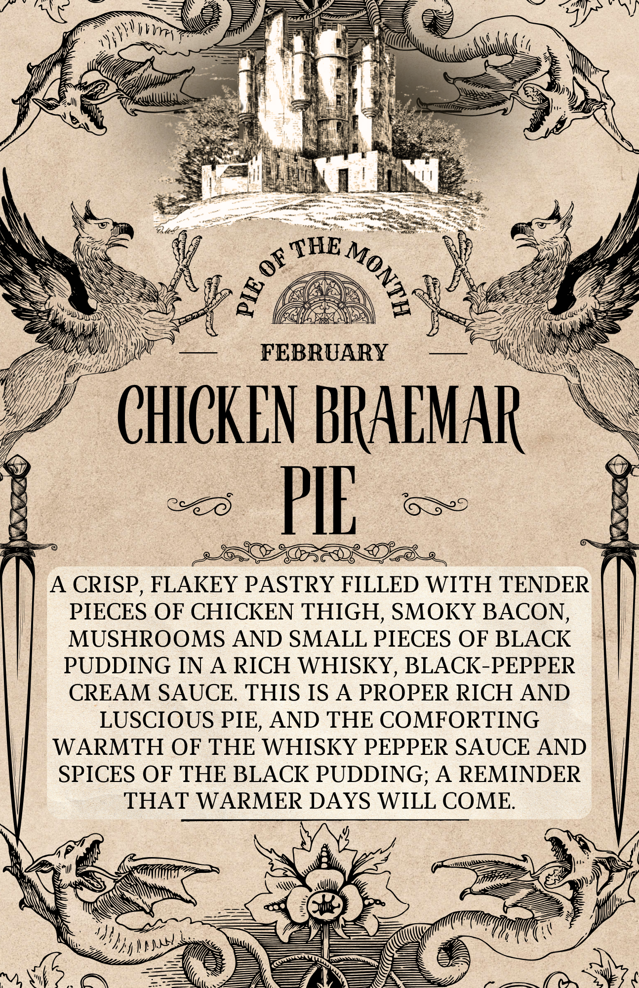 Menus | Hawk and Griffin in Vienna, VA
