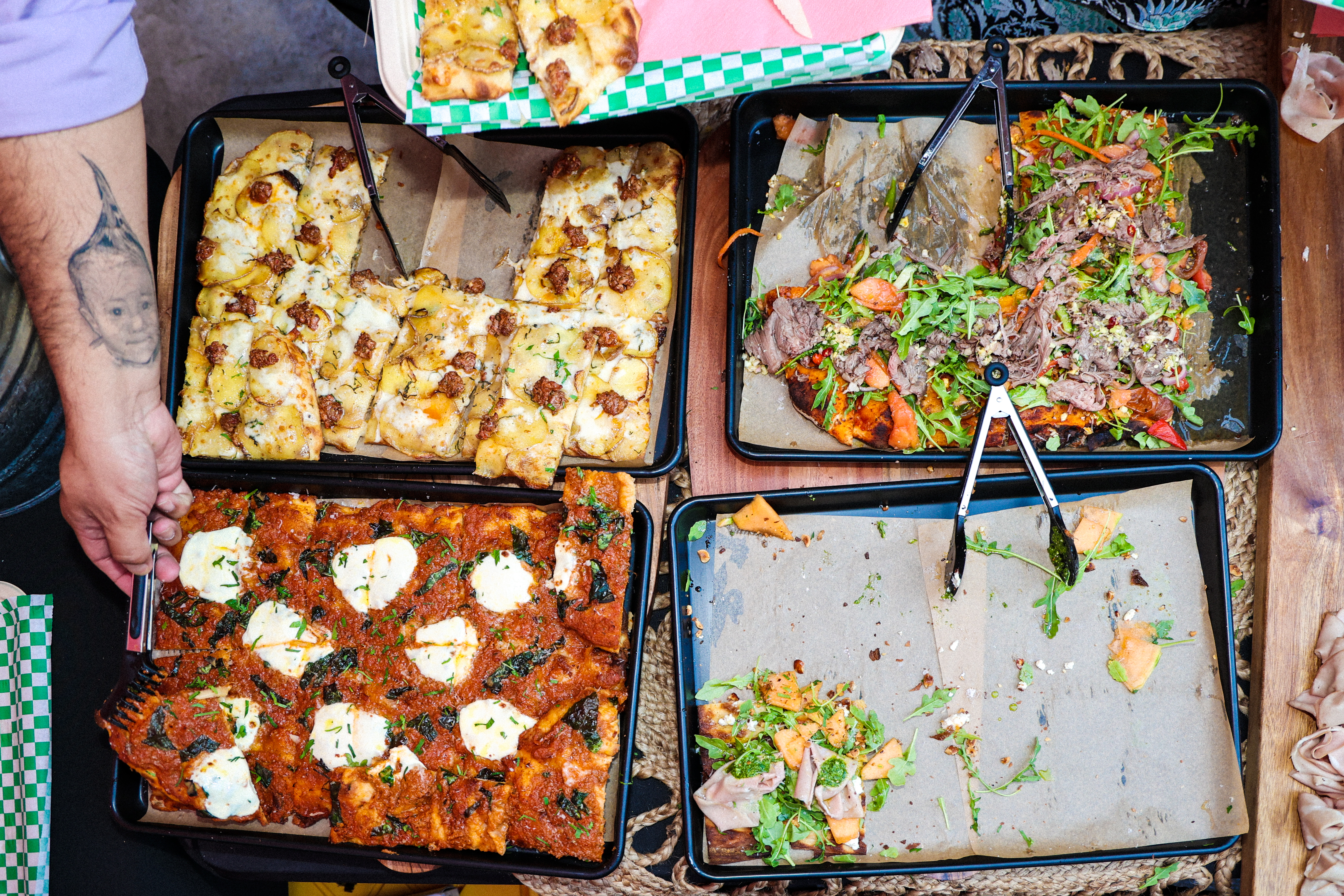 Catering Orders | Triple Beam Pizza in Los Angeles, CA