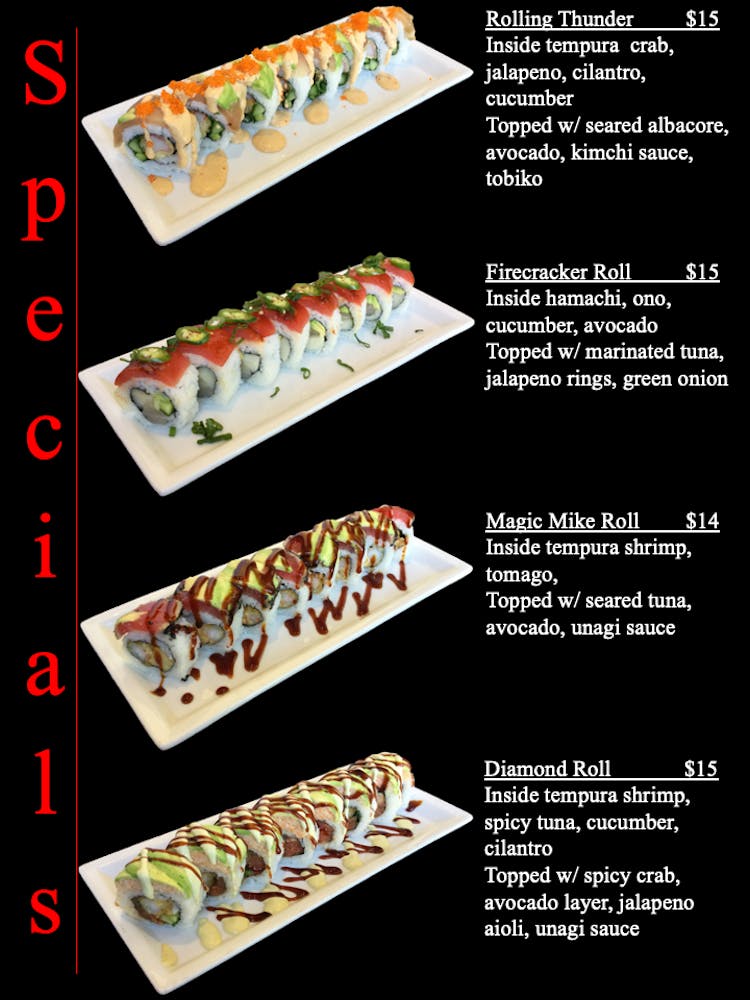 Hanford PDF Menu | Toshiko Japanese Cuisine