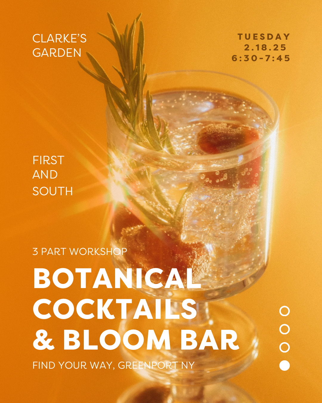 Botanical Cocktails & Bloom Bar | First and South