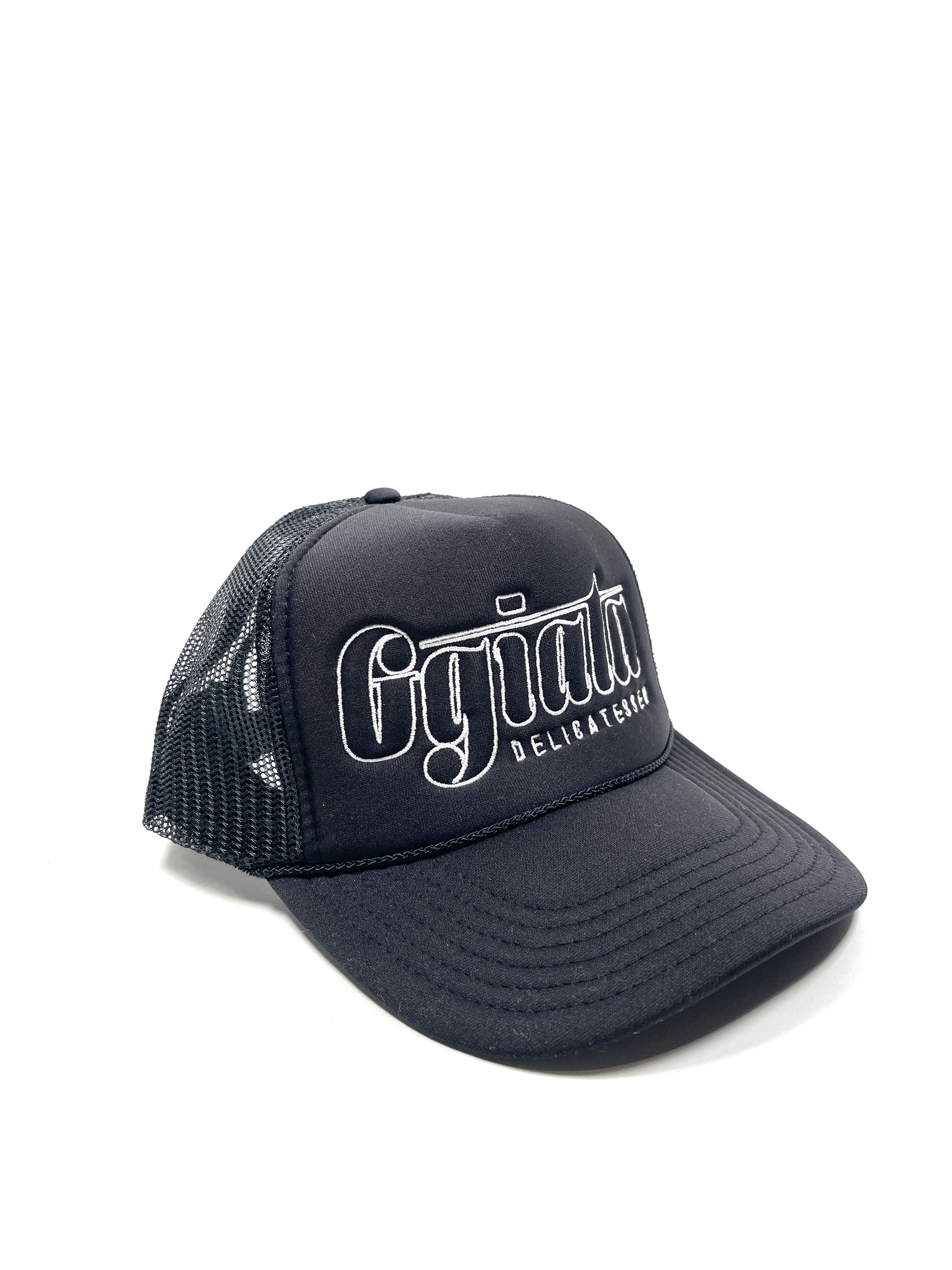 Black Trucker Hat | Ggiata Delicatessen | Delivery & Pickup ...