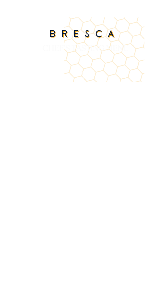 Menus | Bresca in Washington, DC
