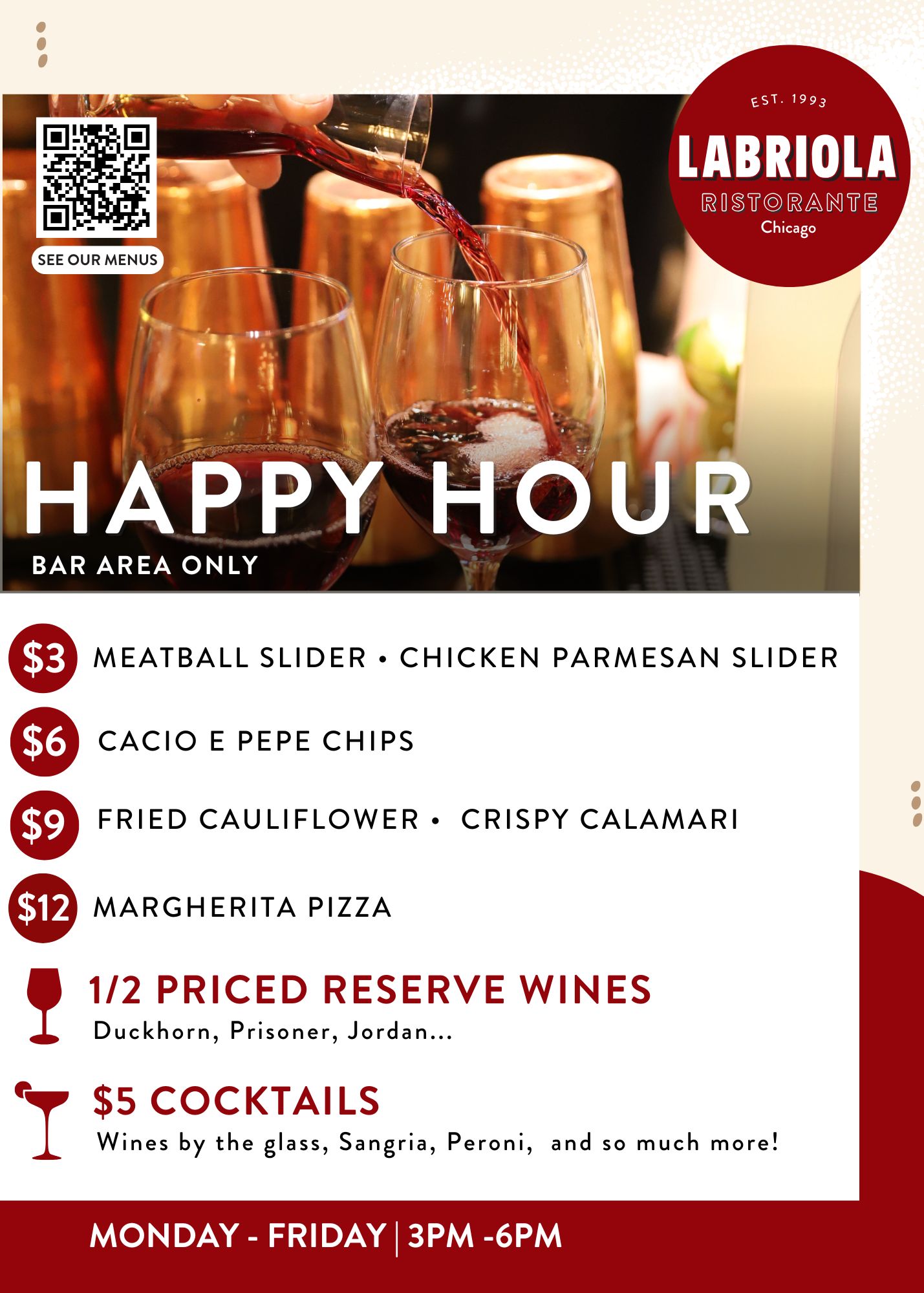 Happy hour bar store