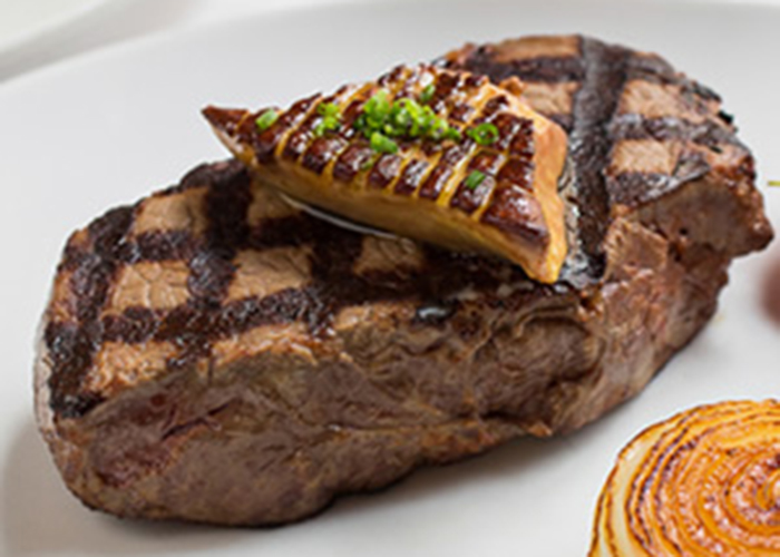 Four 14 Ounce Strip Steak | Oak Steakhouse: Fine Dining, Prime Steaks ...