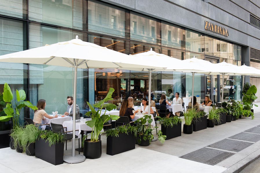 Outdoor Dining at Zaytinya New York