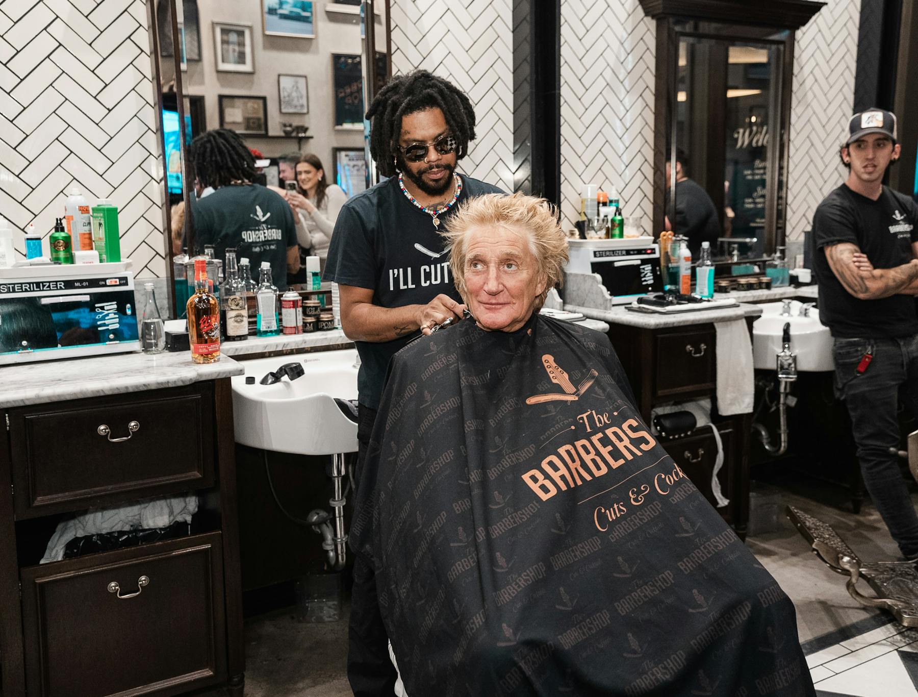 Rod Stewart x Radio XX | The Barbershop | Cuts and Cocktails Speakeasy