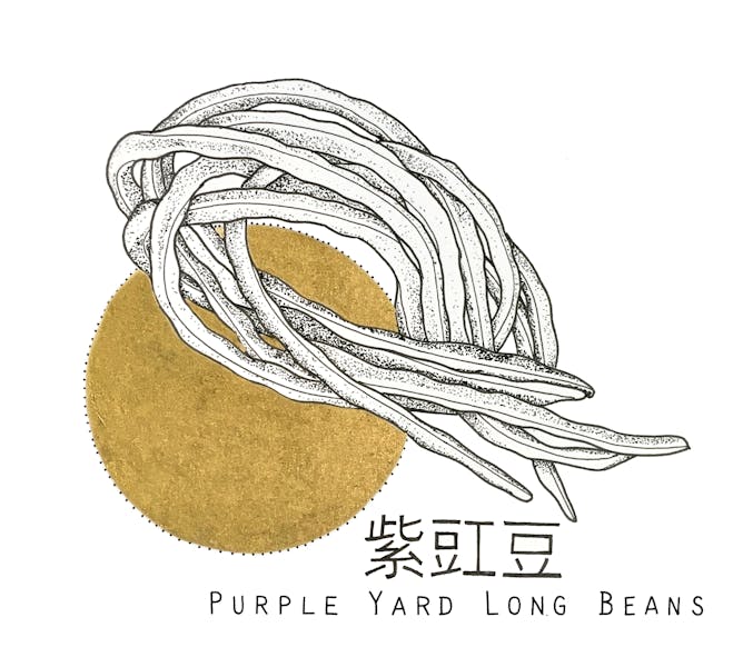 Purple Yard Long Beans | Kings Co Imperial | Chinese Restaurant in NY