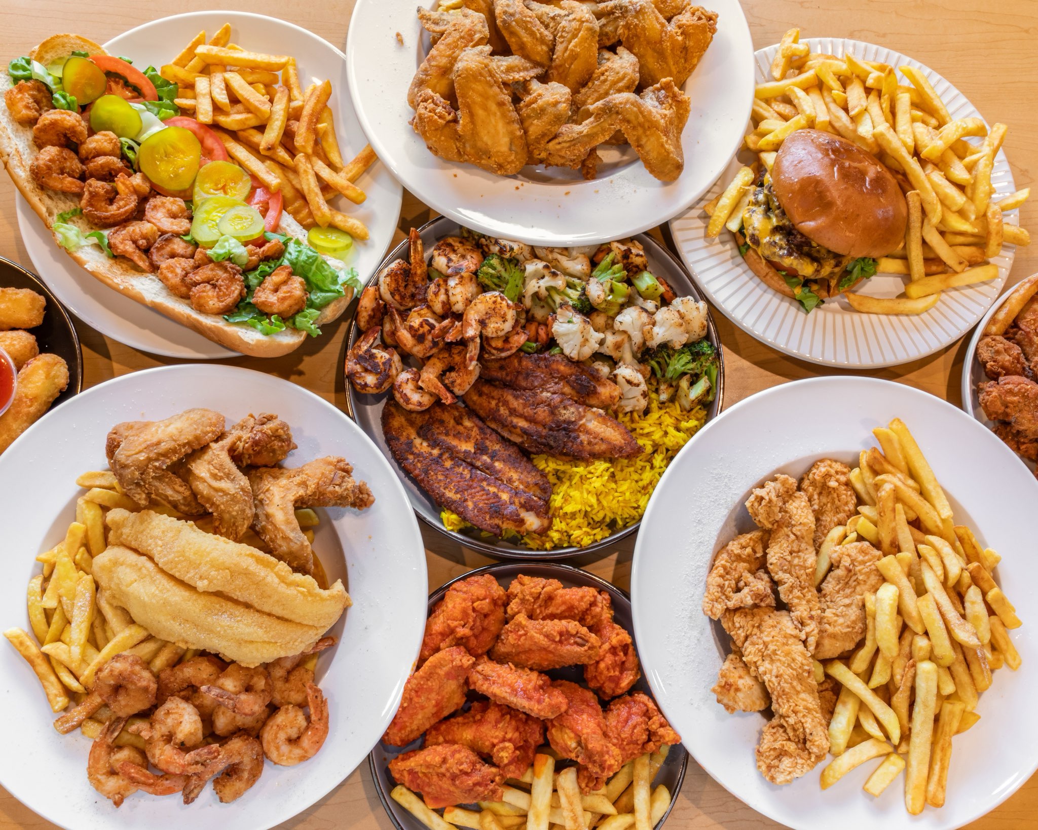 Menus | Blue Hook Seafood & Wings in Kenner, LA